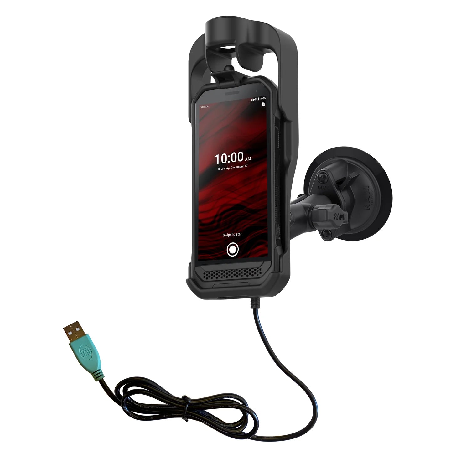 RAM MOUNTS | RAM Powered Suction Cup Mount for Kyocera DuraForce Ultra