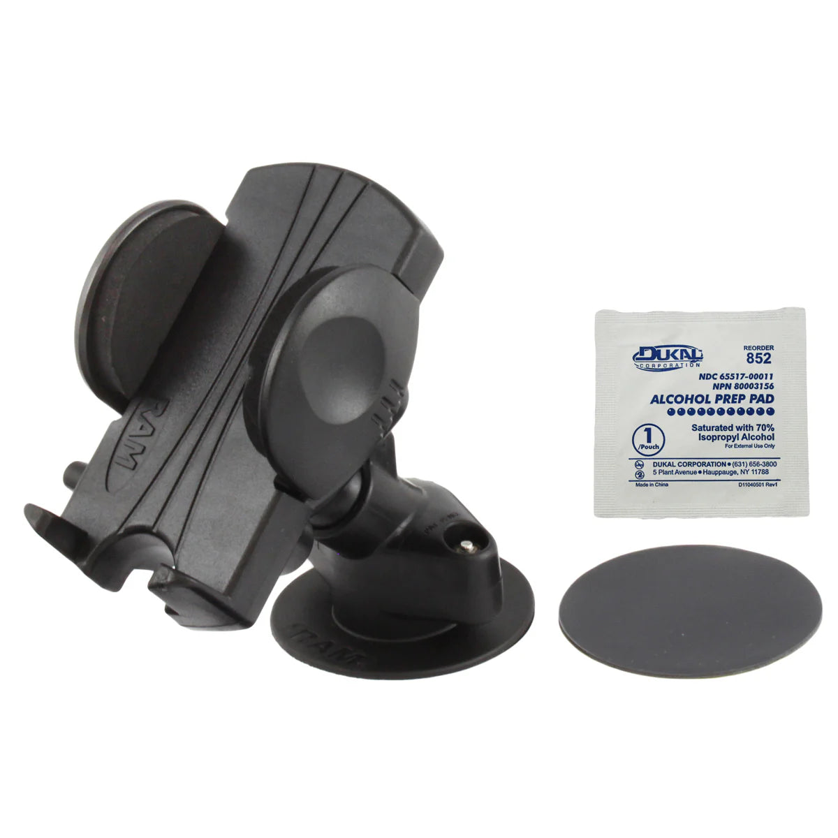 RAM MOUNTS | RAM Flex Adhesive Dashboard Mount with Spring Loaded Phon