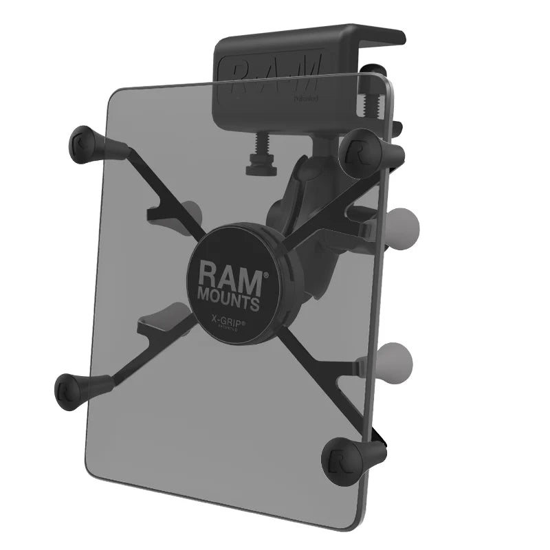 RAM MOUNTS | RAM X-Grip Mount with Glare Shield Clamp Base for 7"-8" T