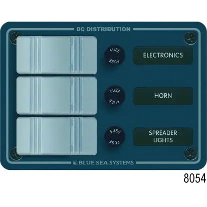 BLUE SEA SYSTEMS | DC Water Resistant Rocker/Fuse Panels (71950)