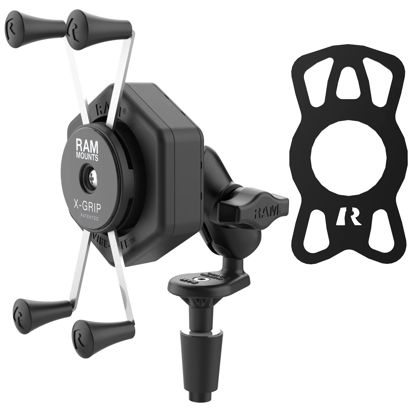 RAM MOUNTS | RAM X-Grip Large Phone Mount with Vibe-Safe & Fork Stem B