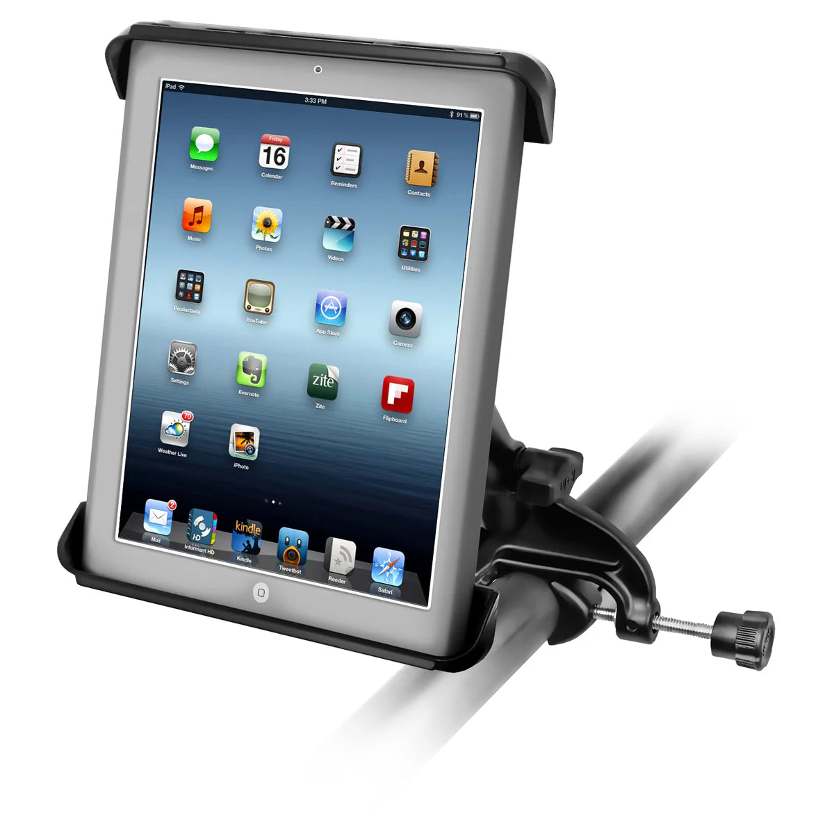 RAM MOUNTS | RAM Tab-Tite Yoke Clamp Mount for iPad Gen 1-4