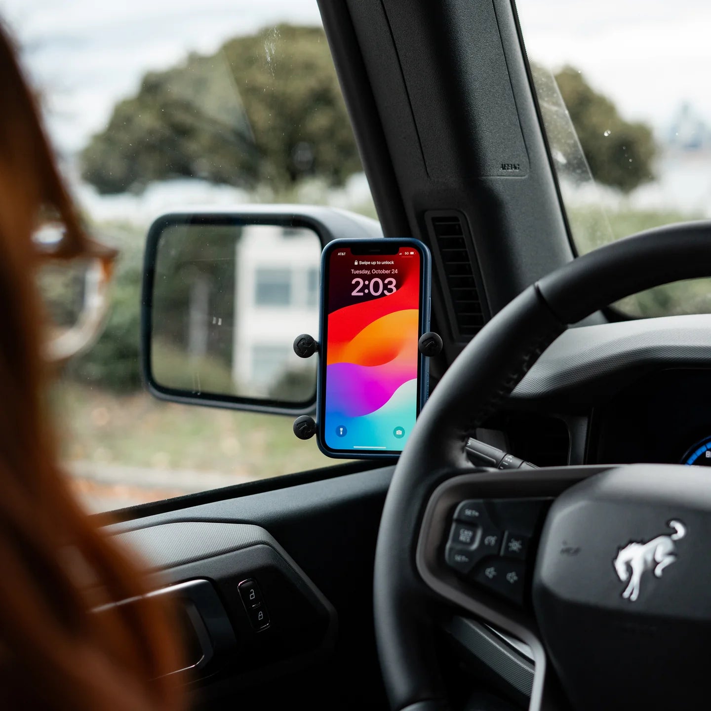 RAM MOUNTS | RAM X-Grip Phone Mount with Grab Handle & A-Pillar M6 Bol