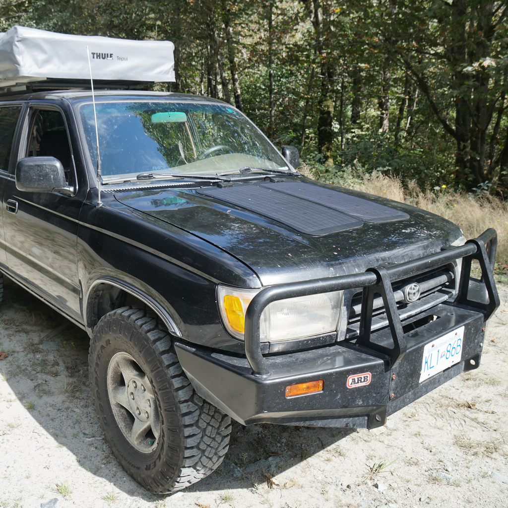 80 Watt Hood Solar for 3rd Gen Toyota 4Runner | Cascadia 4x4