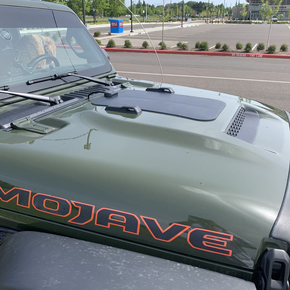 30 Watt Hood Solar for Jeep JL Mojave & 392 | Cascadia 4x4 VSS System™