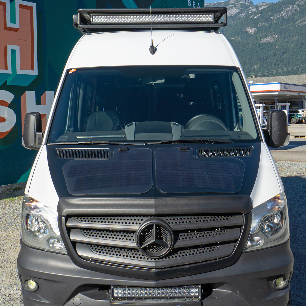 80 Watt Hood Solar for Mercedes-Benz Sprinter 2006-2018 | Cascadia 4x4