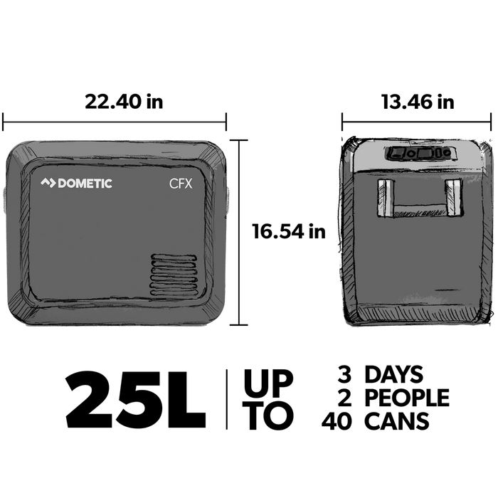 Dometic | CFX3 35 Powered Cooler | Evergreen Offroad