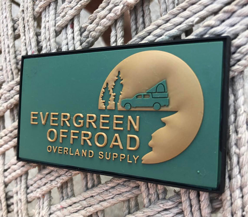 EVERGREEN OFFROAD | PVC Velcro Patch Ships Free