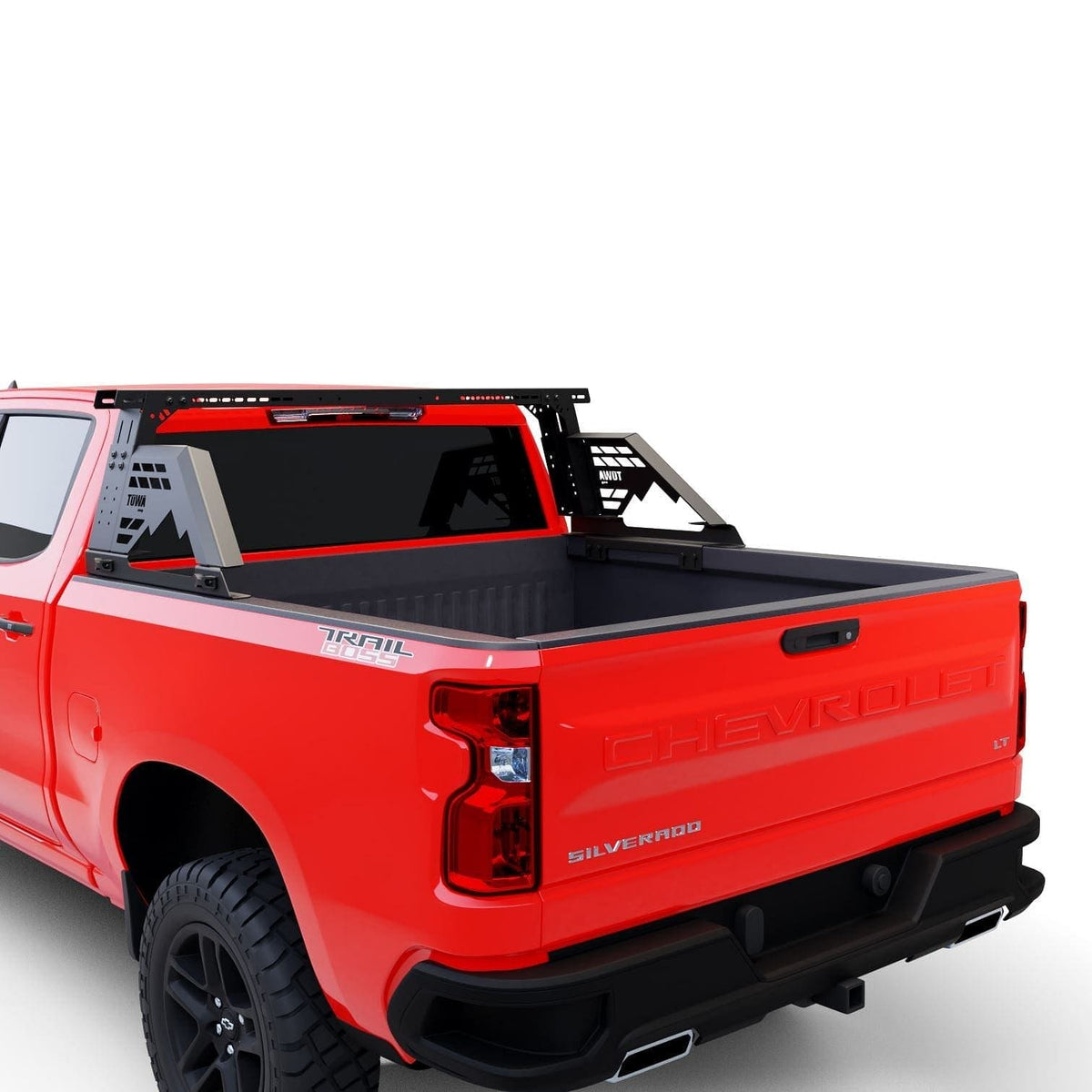 Chevrolet Silverado 1500 / 2500 Truck Bed Cargo Headache Ladder Rack ...