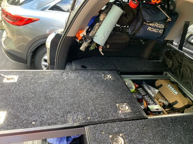 DOBINSONS | Dual Roller Drawer System 5th Gen 4runner | w/ Fridge Slid ...